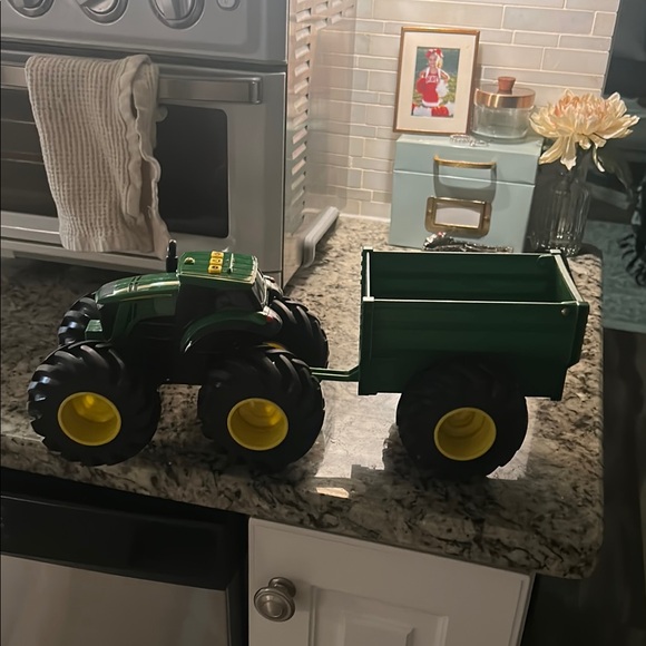 John Deere | Toys | John Deere Monster Tractor With Detachable Pull ...